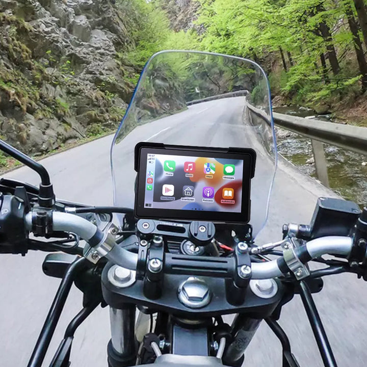 Aoocci C7 7-inch HD Screen for Motorcycle CarPlay & Android Auto ...